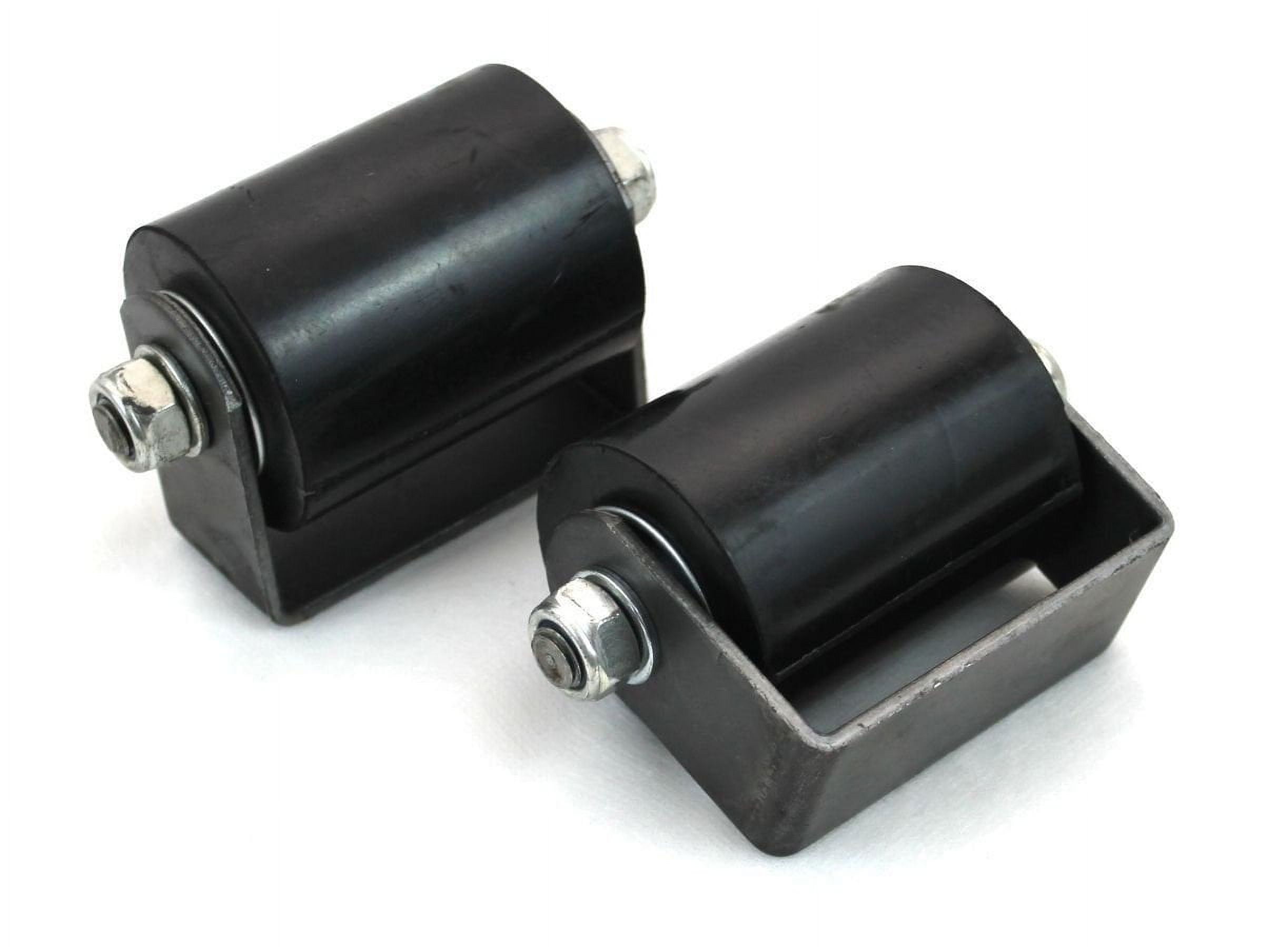 Sliding Gate Top Guide Roller Pair 3" Hard Rubberized W/Weld On ...