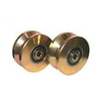 Sliding Gate Wheels 4 Inch V Groove Double Bearing - 2 Pack 3000 Lbs ...