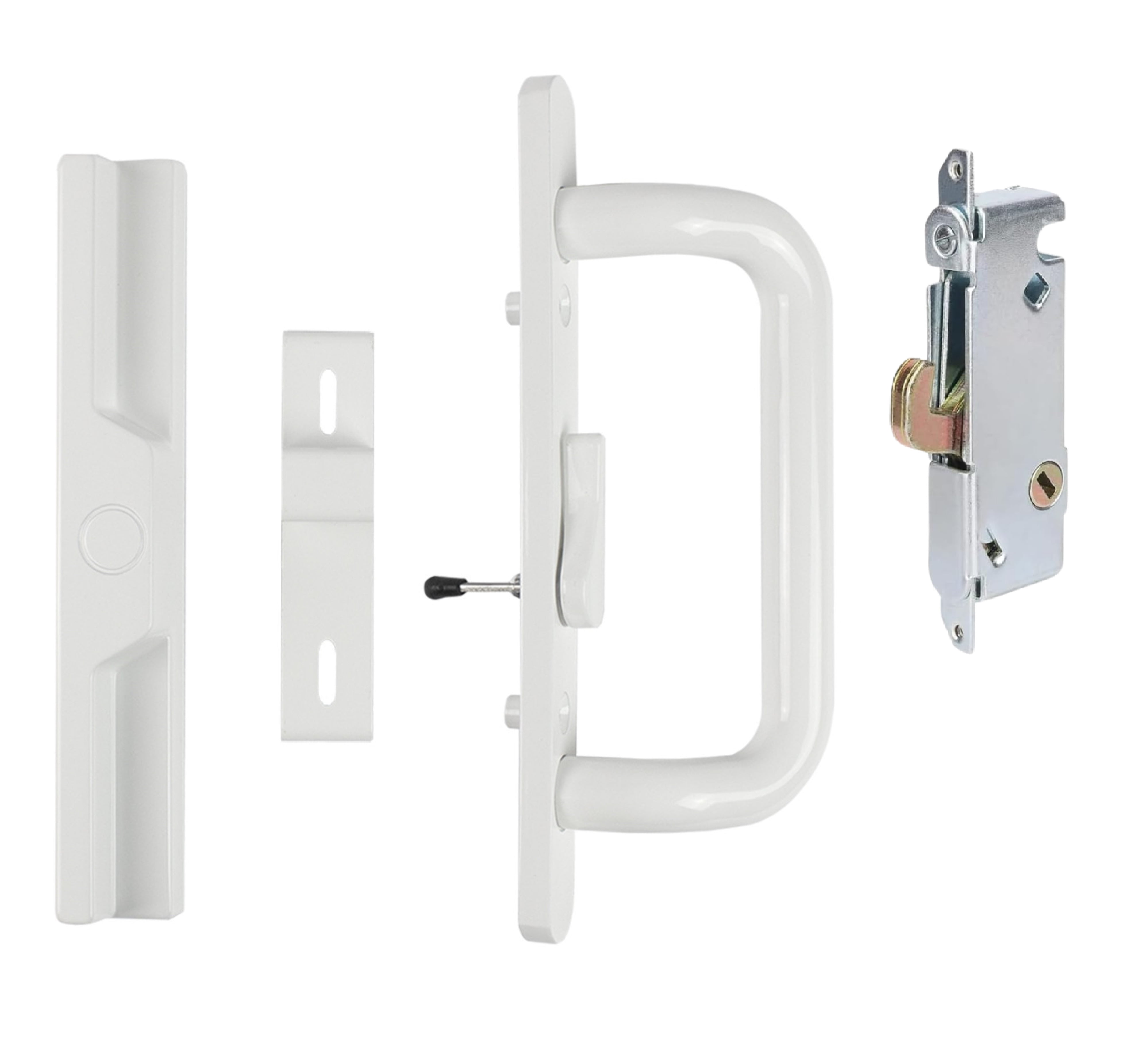 Sliding Glass Door 8.5" Handle Set Replacement Mortise Lock 45° Non ...