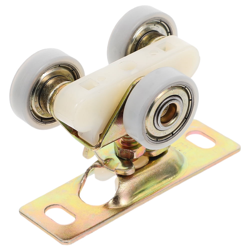 Sliding Glass Door Wheels Metal Housing Ball Bearings Concave Plastic ...