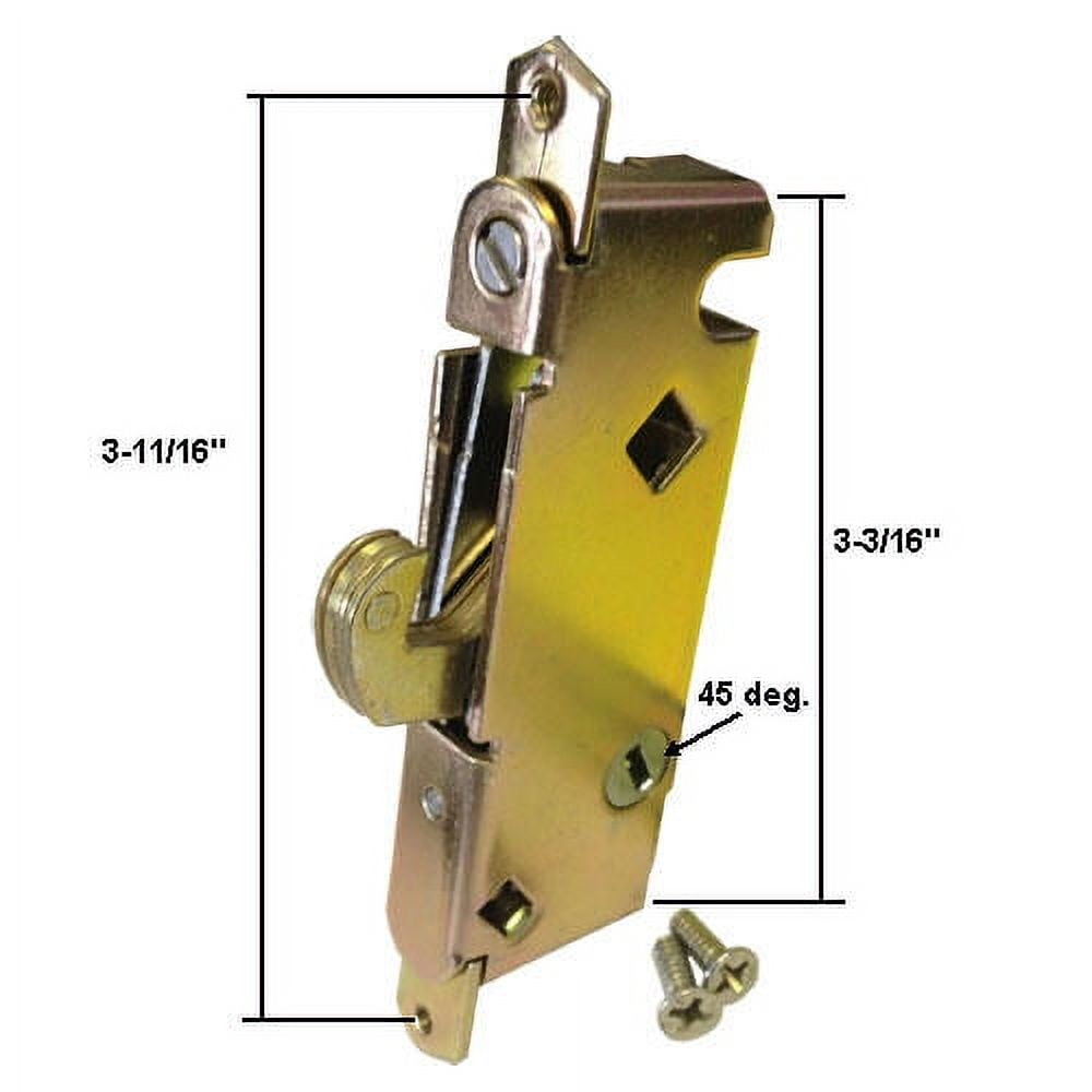 Gordon Glass Co. Sliding Glass Patio Door Lock Mortise Type with 45 ...