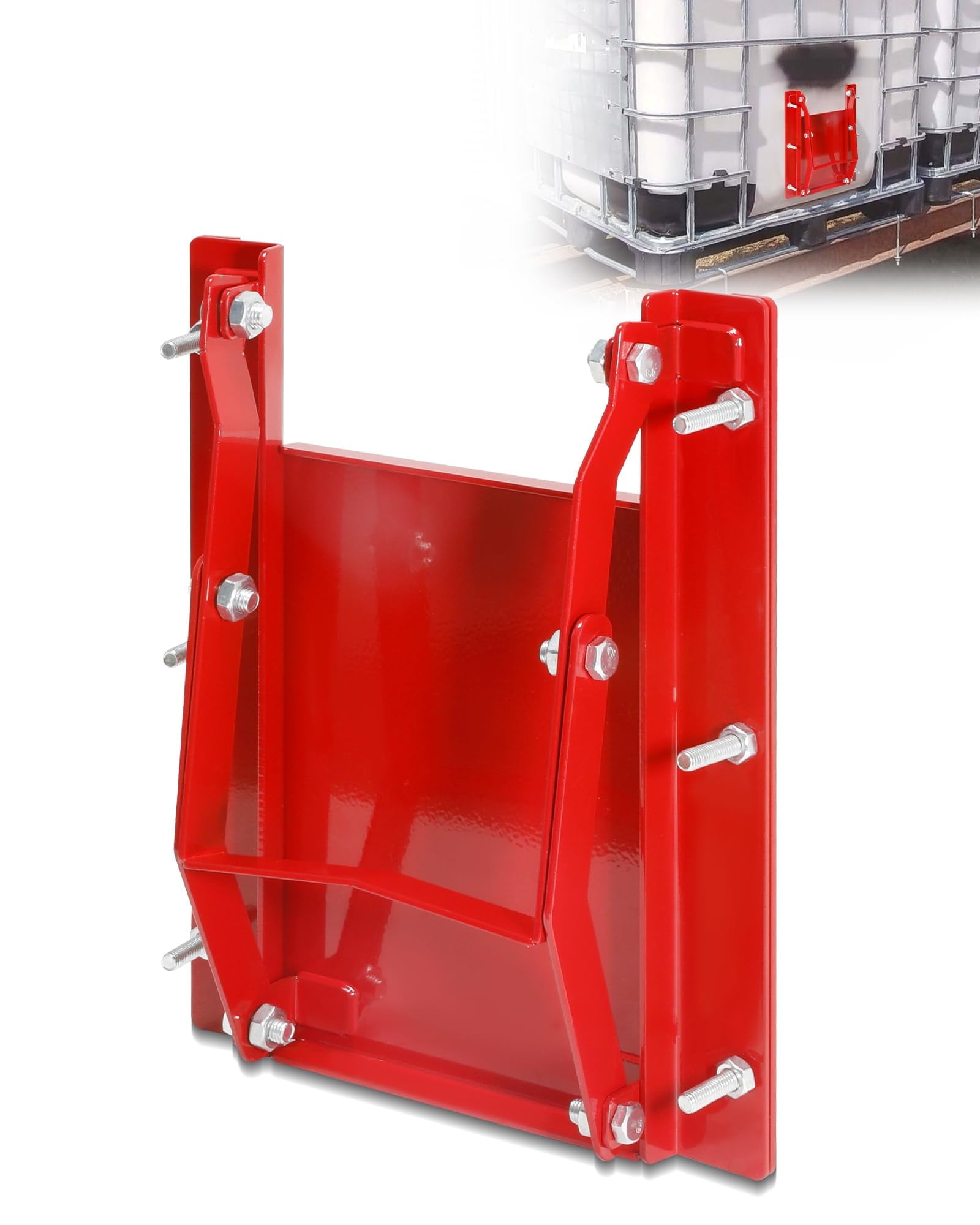 Sliding Grain Gate-9"x9", Red Grain Feed Bin Slide Door Heavy Duty ...