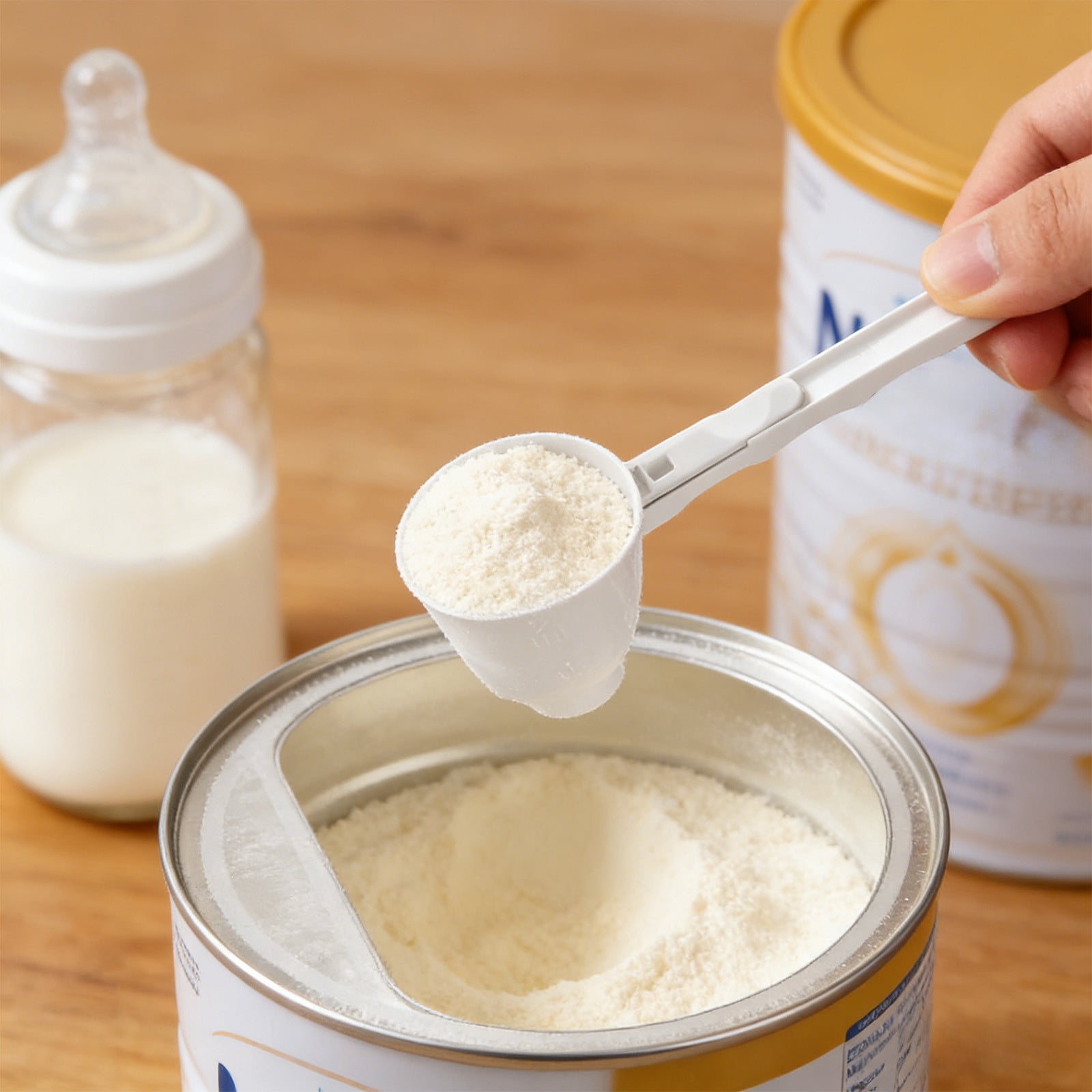Sliding No-Spill Powder Spoon, Precision Coffee Protein Milk Powder ...