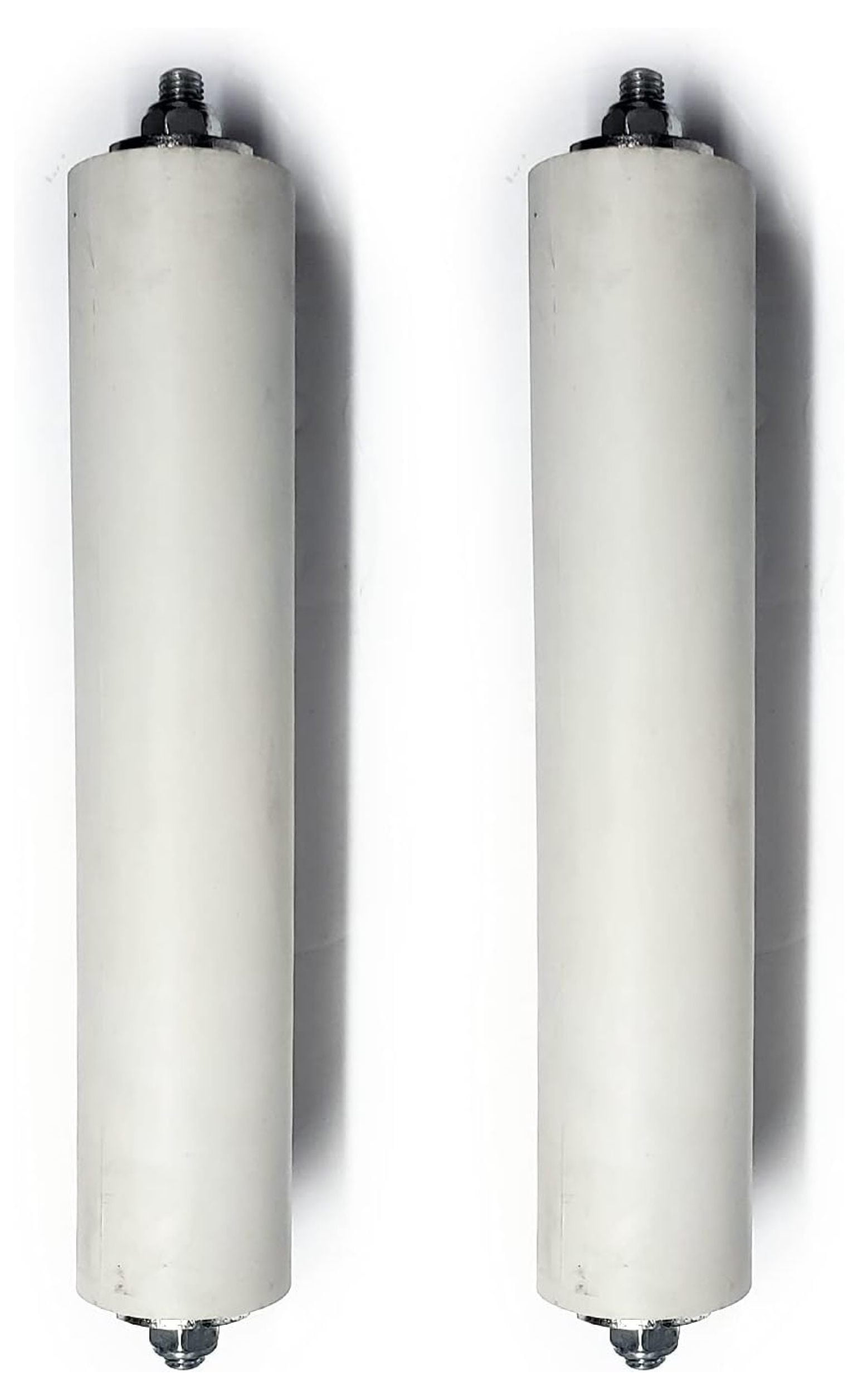 Sliding, Pair Rolling Gate White UHMW Rubberized Hard Plastic Sliding ...