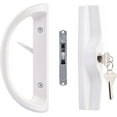 Sliding Patio Door Handle Set with Key Cylinder and Mortise Lock, Full ...