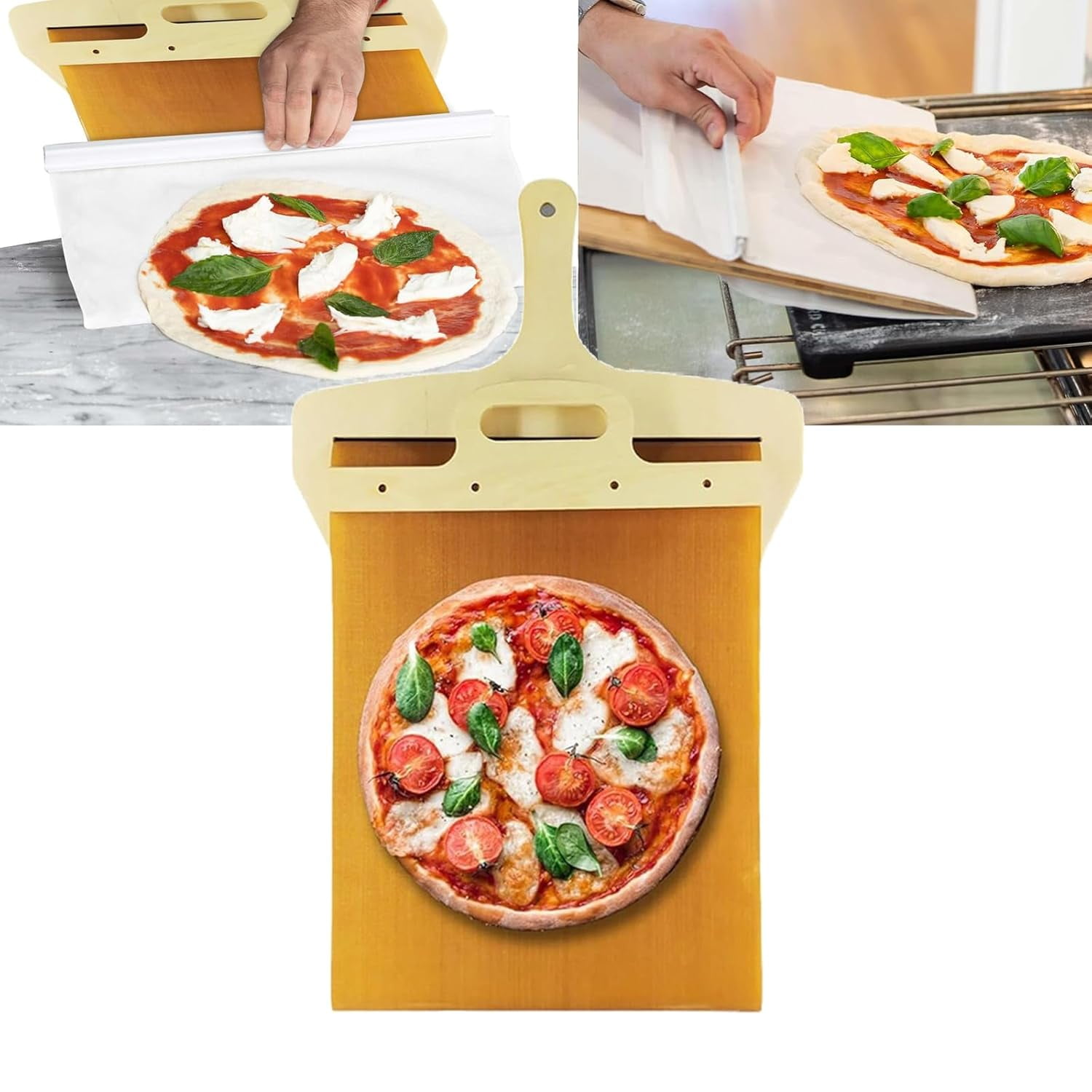 Sliding Pizza Peel Magic Pizza Peel Slider Pizza Peel Sliding Cloth ...