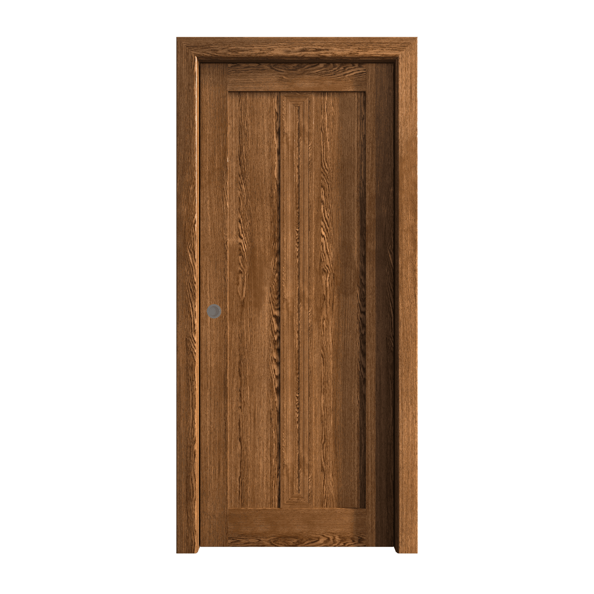 Sliding Pocket Door 28 x 80 inches | Ego 5006 Cognac Oak | Kit Rail ...