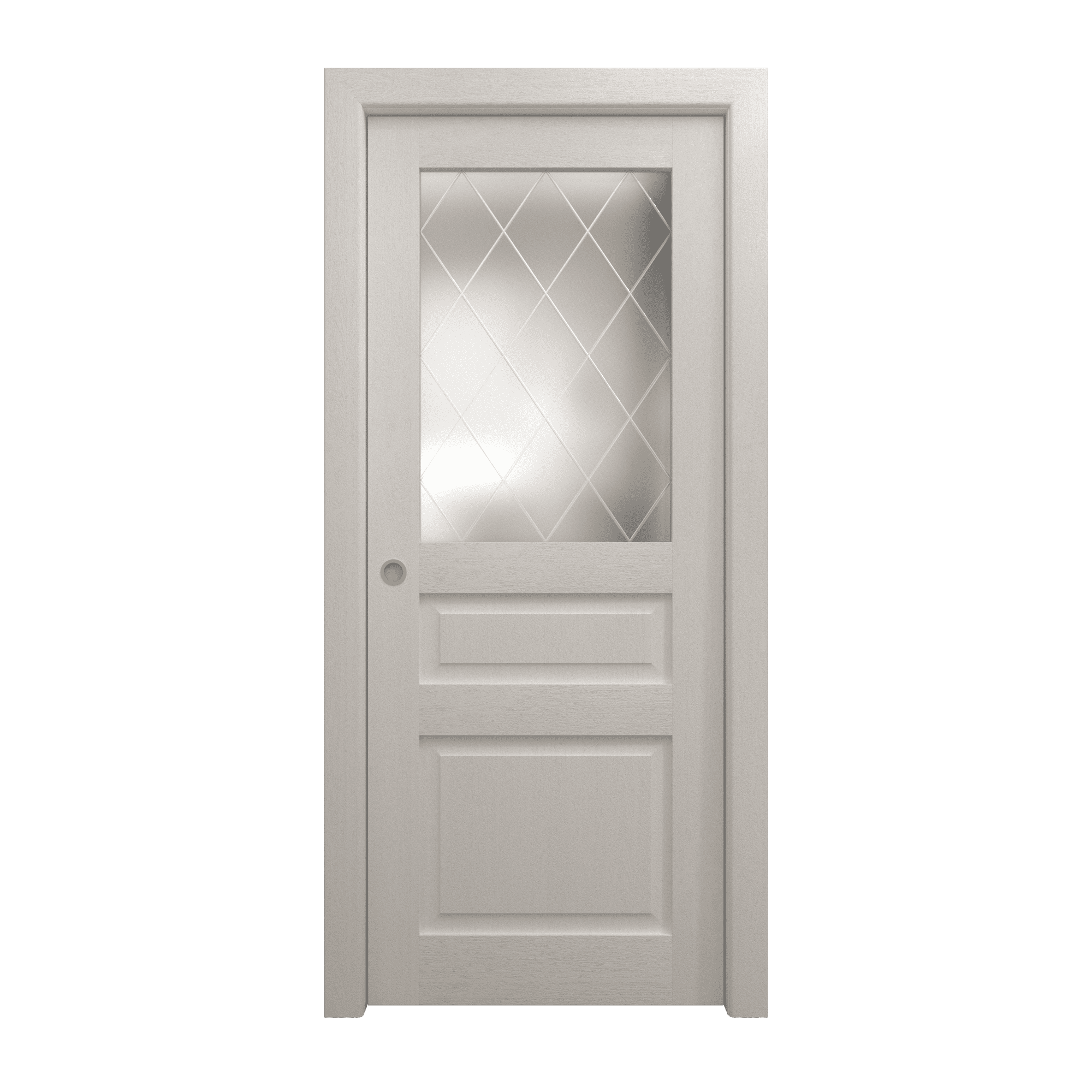 Sliding Pocket Door 32 x 84 inches | Ego 5011 Painted White Oak | Kit ...