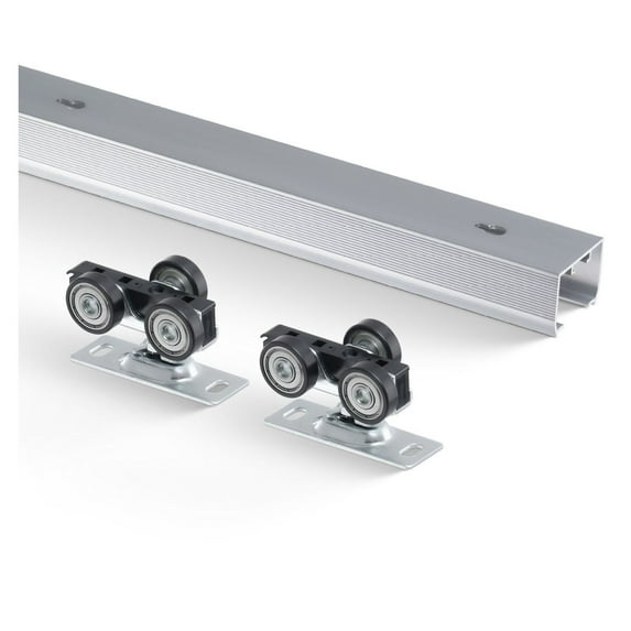 Sliding Pocket Door Track Kit, 4.73 ft Heavy Duty Pocket Door Kit ...