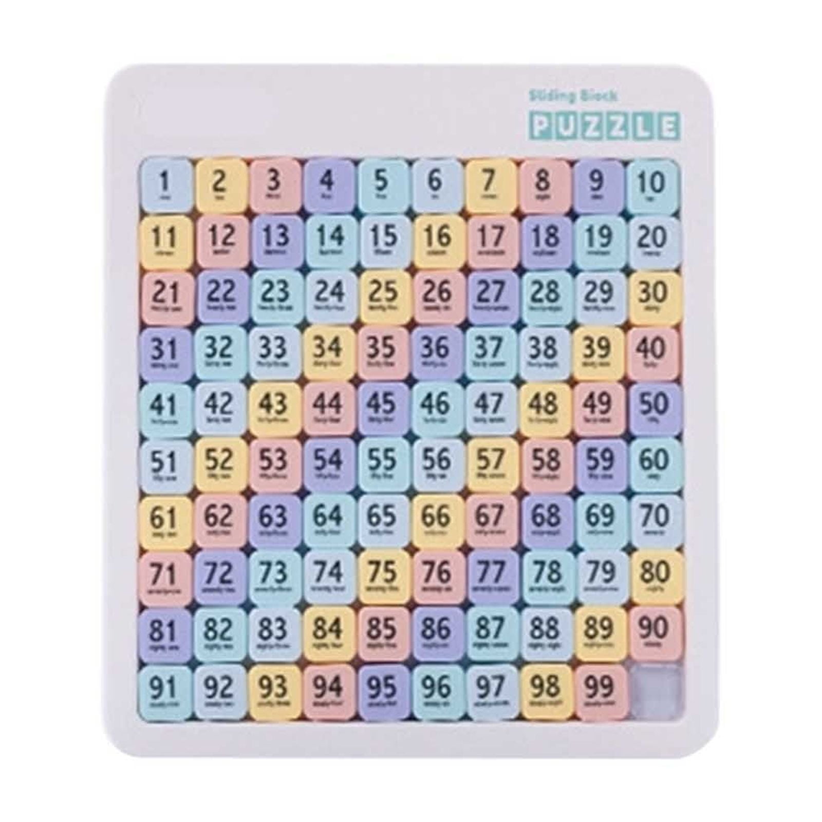 Sliding Puzzle Toy Educational Brain Teaser Game For Kids Ages 5 And Up ...