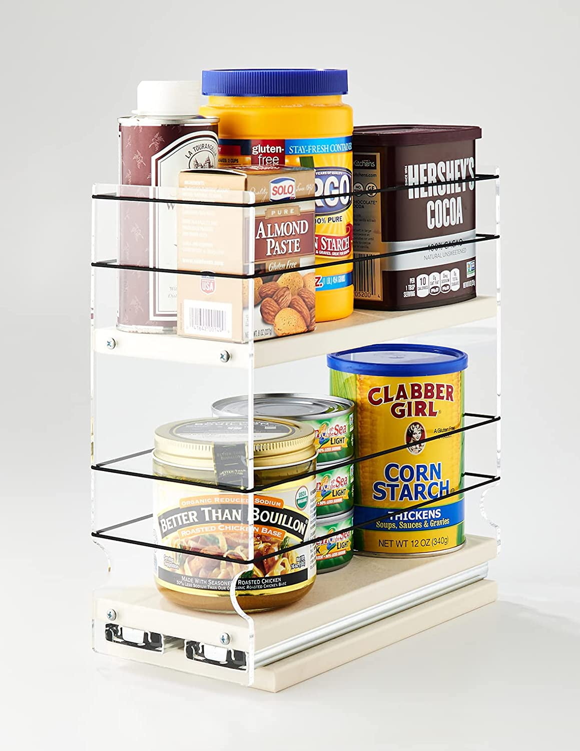 Sliding Rack Pull Out Rack for Inside Cabinets, Sliding Shelves, Rack ...