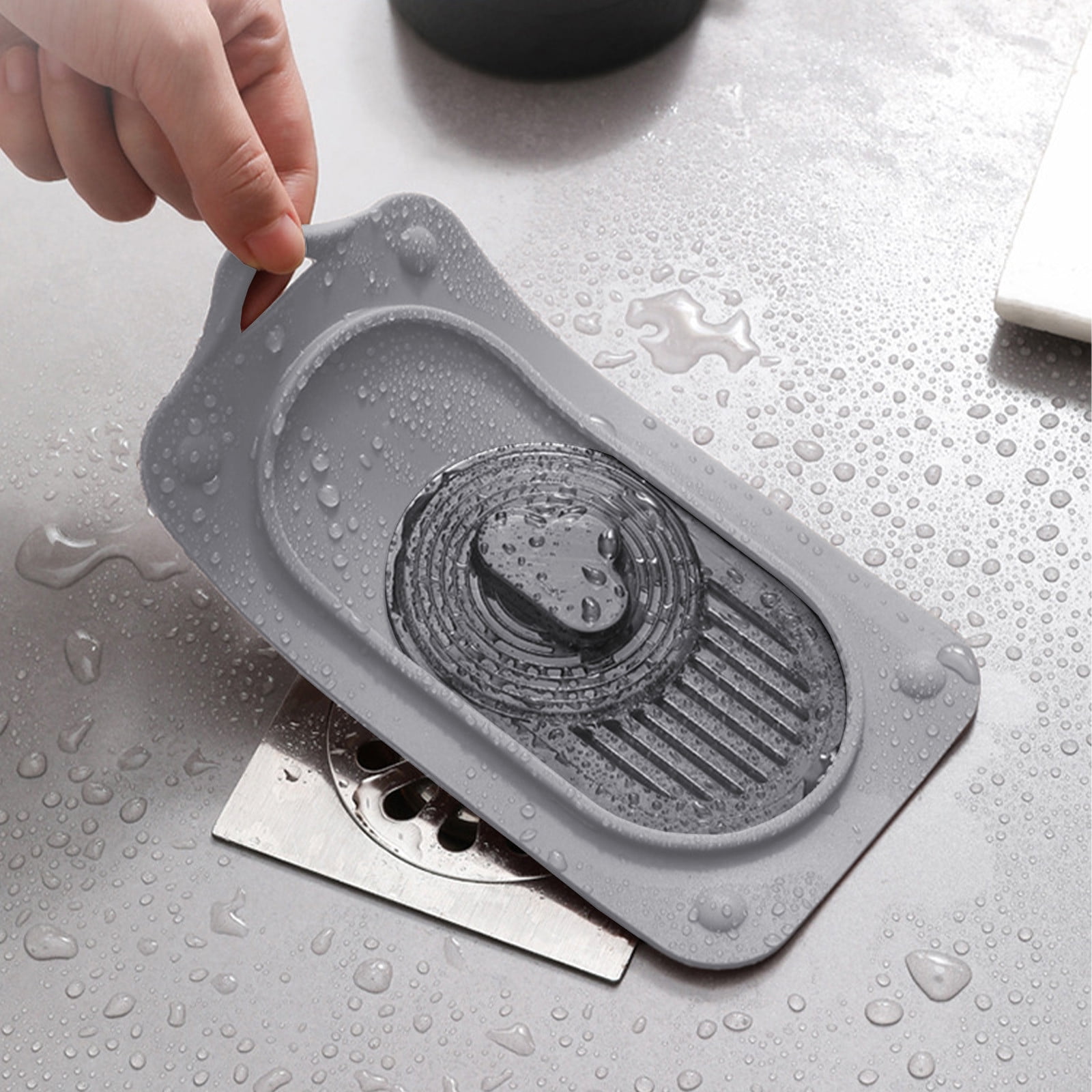 Sliding Rubber Floor Pipe Cover for Odor Control and Blockage ...