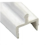 "Standard White Vinyl Sliding Screen Door Track, 72"" Replacement ...