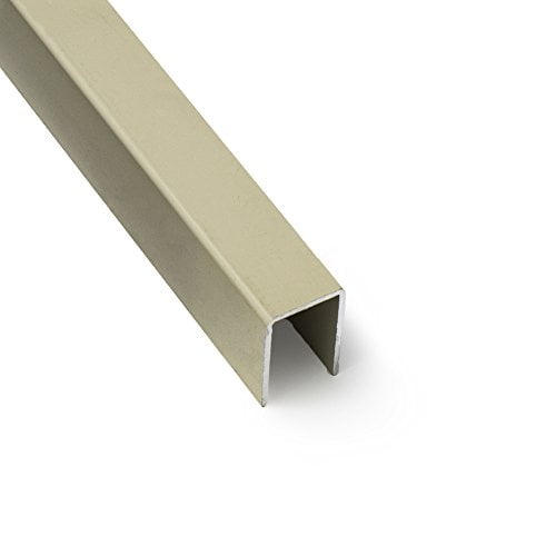 Sliding Screen Door Track - Top U Channel 5/8" Wide x 1" Deep (Almond ...