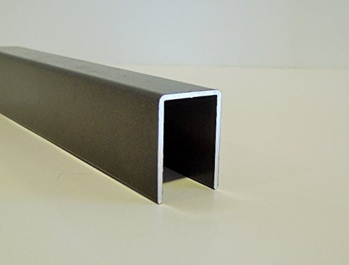 Sliding Screen Door Track - Top U Channel 5/8" Wide x 1" Deep (Silver ...