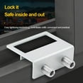 Sliding Security Glass Locks For Window With Keys Adjustable Iron ...