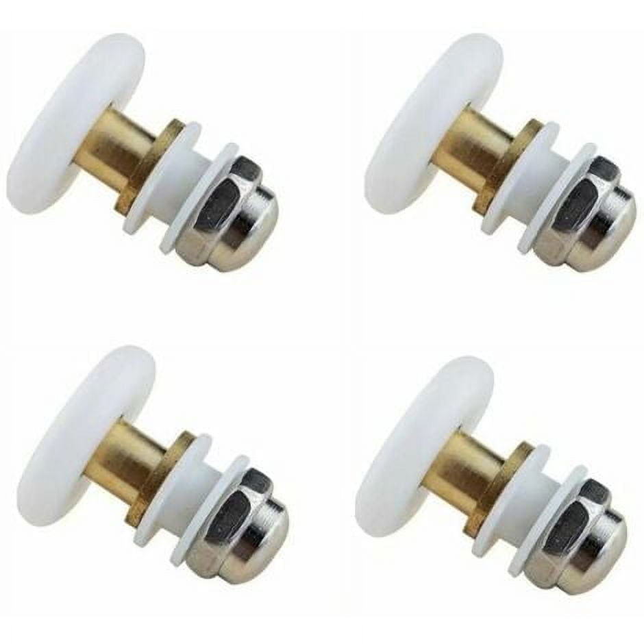 Laklulu Sliding Shower Door 4 pcs 25mm, Eccentric Pulley for Sliding ...