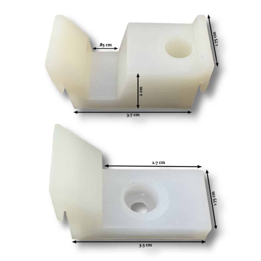 Sliding Shower Door Jamb and Bumper (1 Set of and Bumper) - Walmart.com