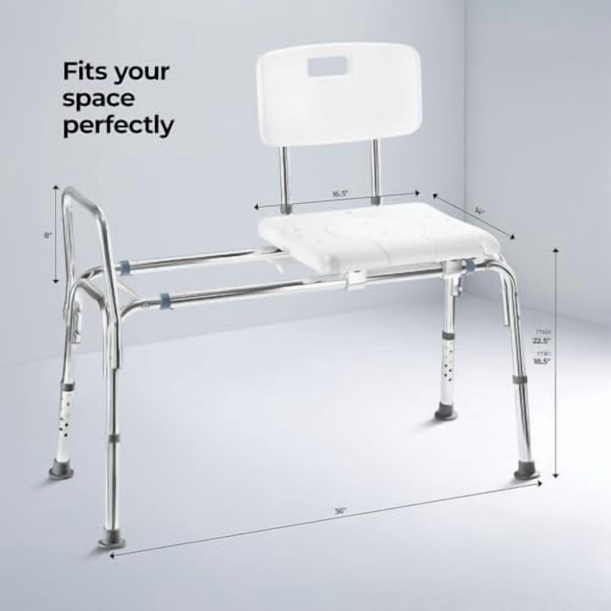 Sliding Shower Transfer Bench Transfer Bench for Bathtub Shower Chair ...