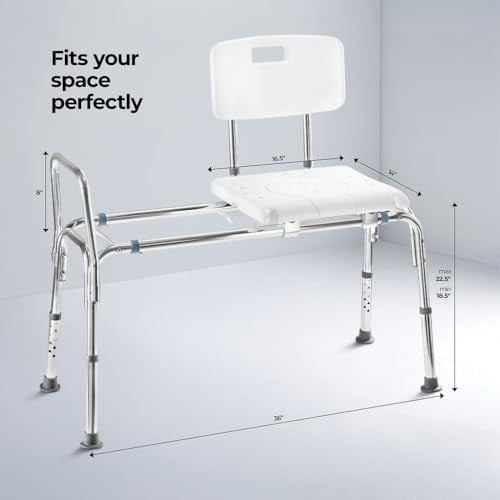 Sliding Shower Transfer Transfer for Bathtub Shower Chair for Inside ...