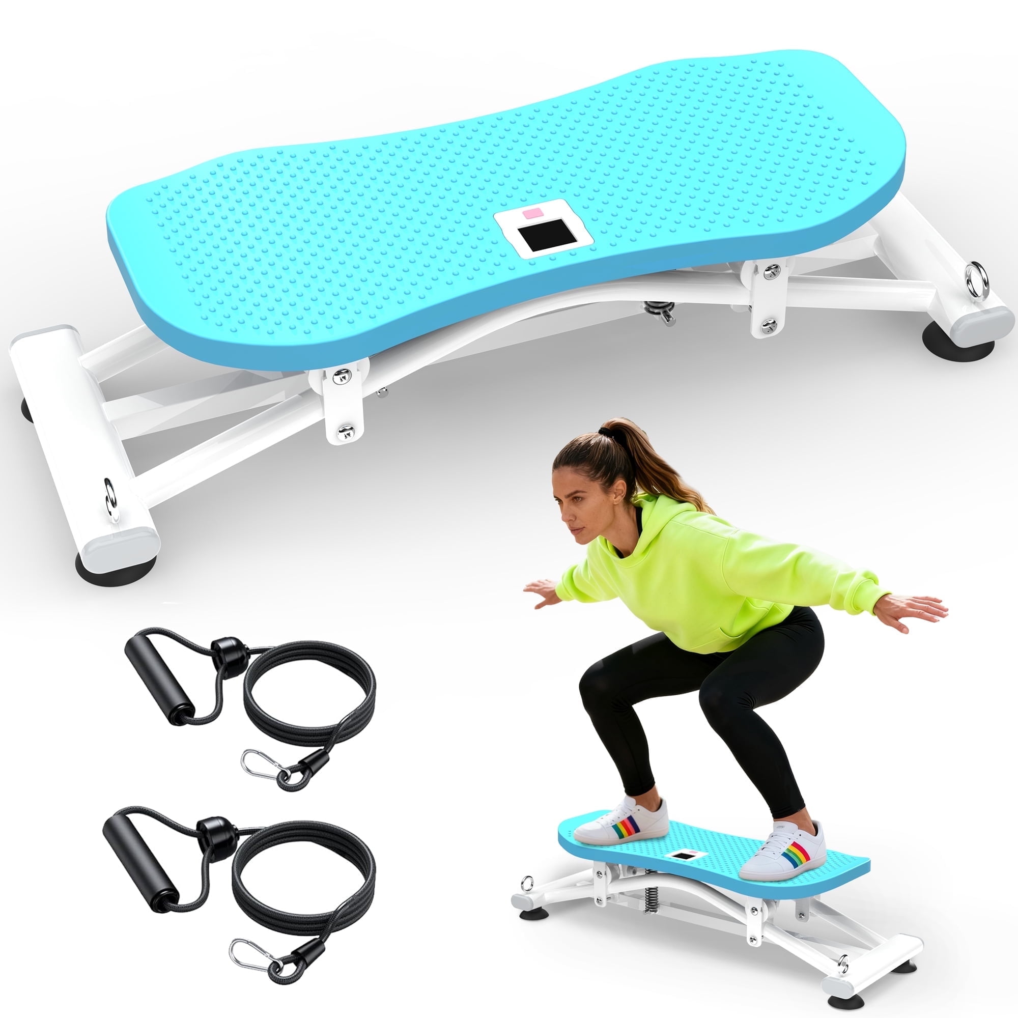 Fahuac Sliding Ski Simulator with Resistance Bands - Indoor Skiing ...