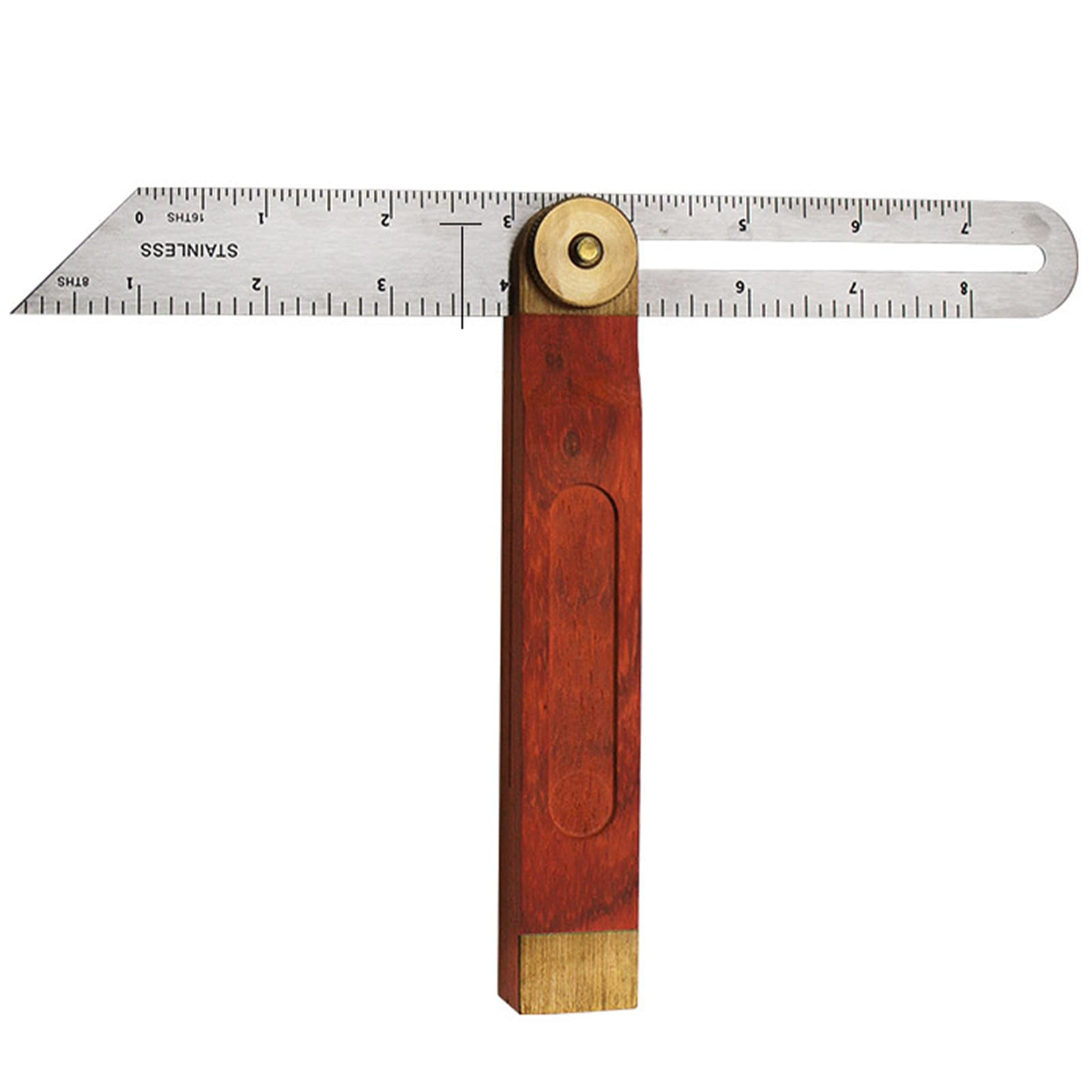 Sliding T-Bevel Gauge, T Bevel Angle Finder with Wooden Handle ...