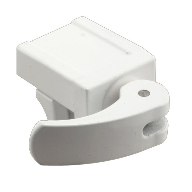 Sliding Window Lock, 1/2 in., Diecast Construction, White, For Vinyl ...