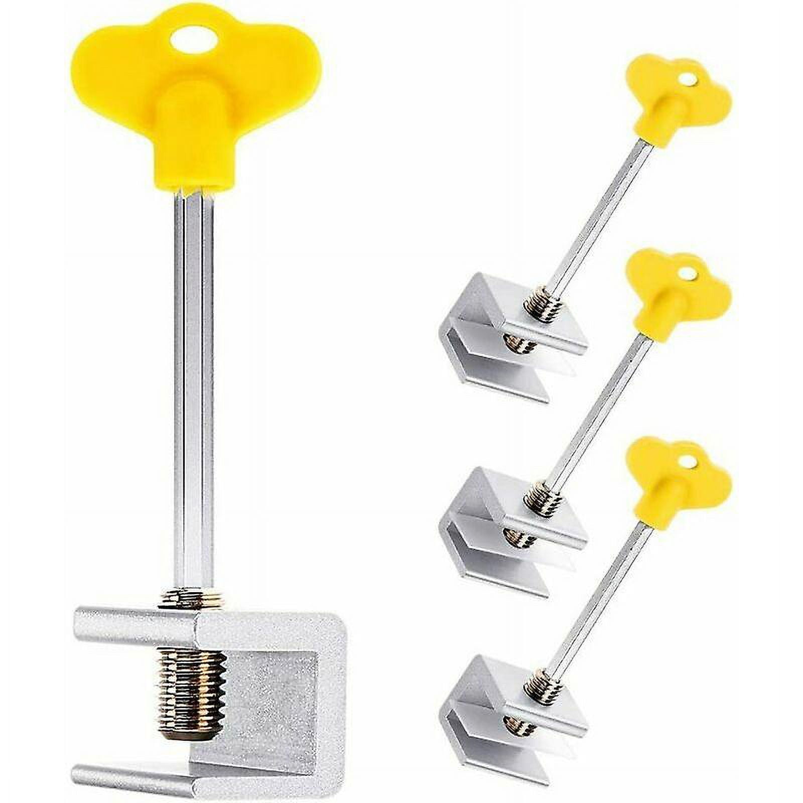 Sliding Window Lock - 4pcs Home Security Aluminum Sliding Window Locks ...