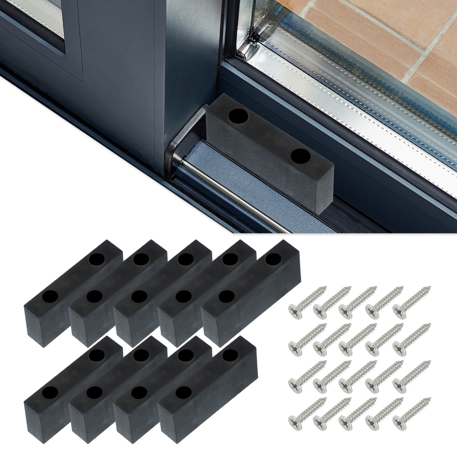 Sliding Window Locks Security Window Stoppers Window Opener Stoppers ...