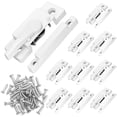Sliding Window Sash Locks, 10 Pack, White, For Vertical and Horizontal ...