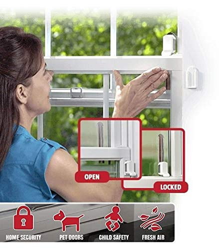 Sliding Window and Door Lock 4 Pack - Walmart.com