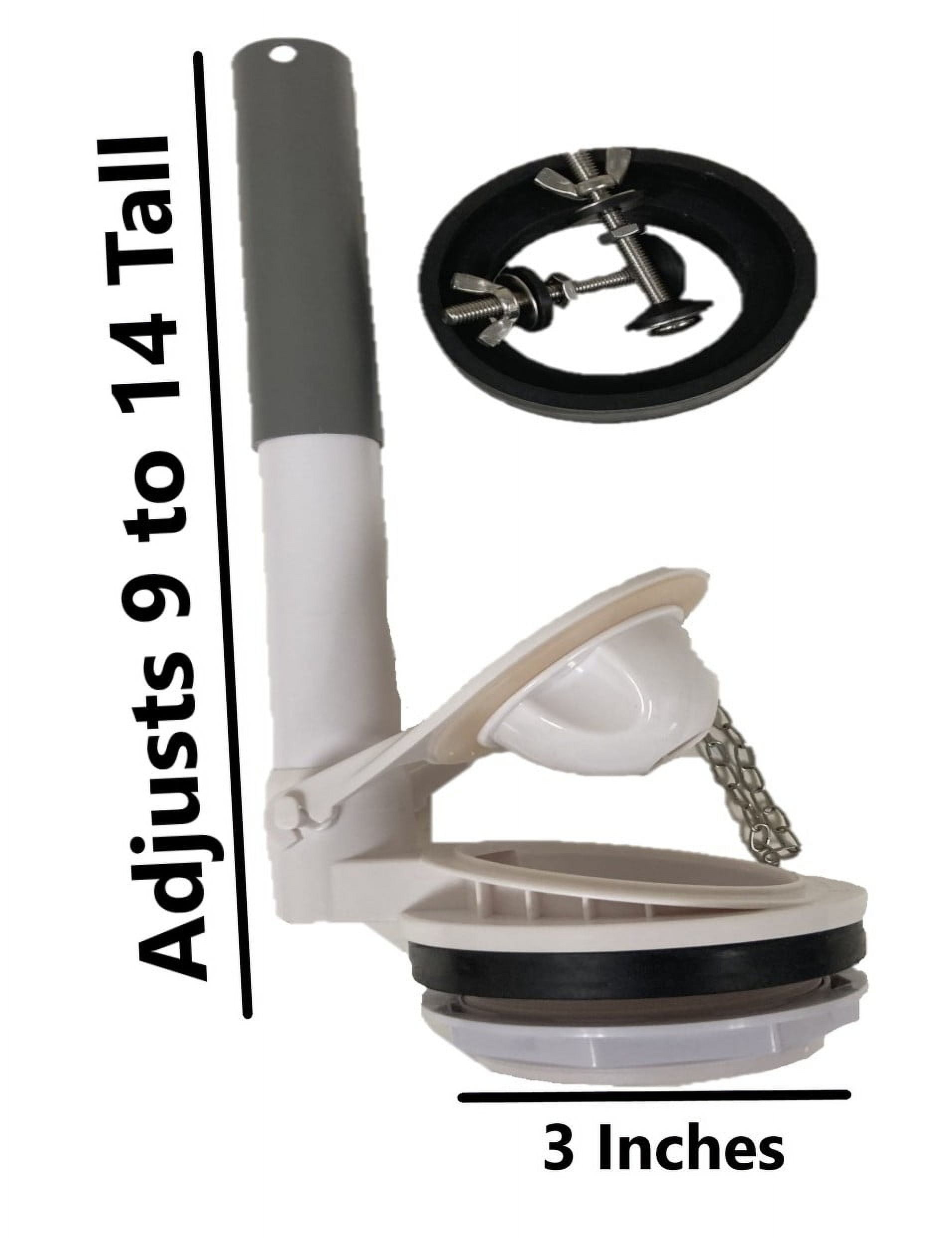 Flush Valve Assembly with Sliding Adjustable Overflow Tube for 3 inch ...