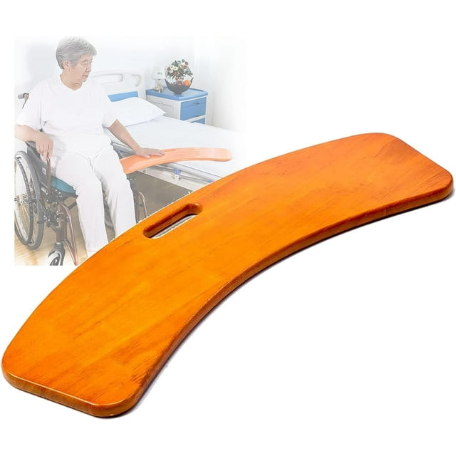 Wheelchair Mobility Aid: Solid Wood Sliding Board for Patient Transfer ...