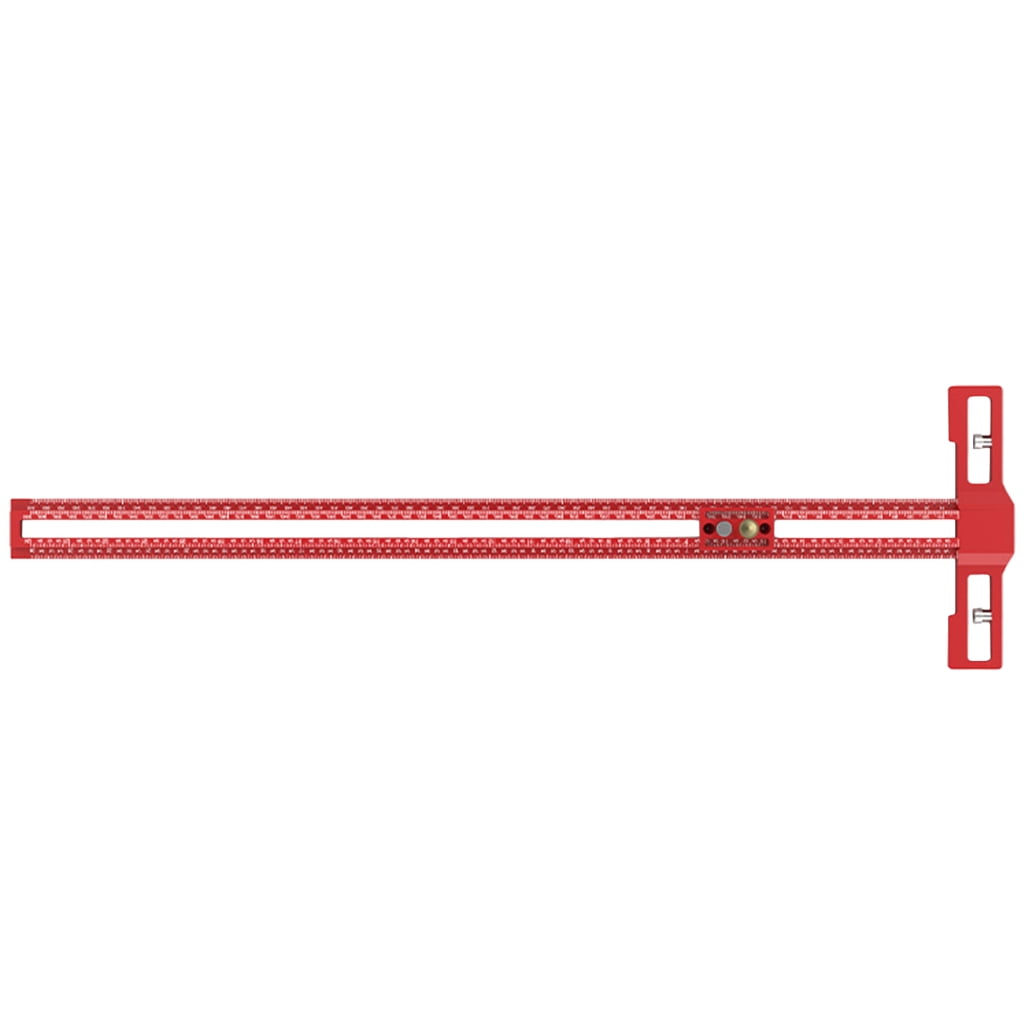 Sliding designs Aluminum Carpenter Ruler Woodworking Ruler with Clear ...
