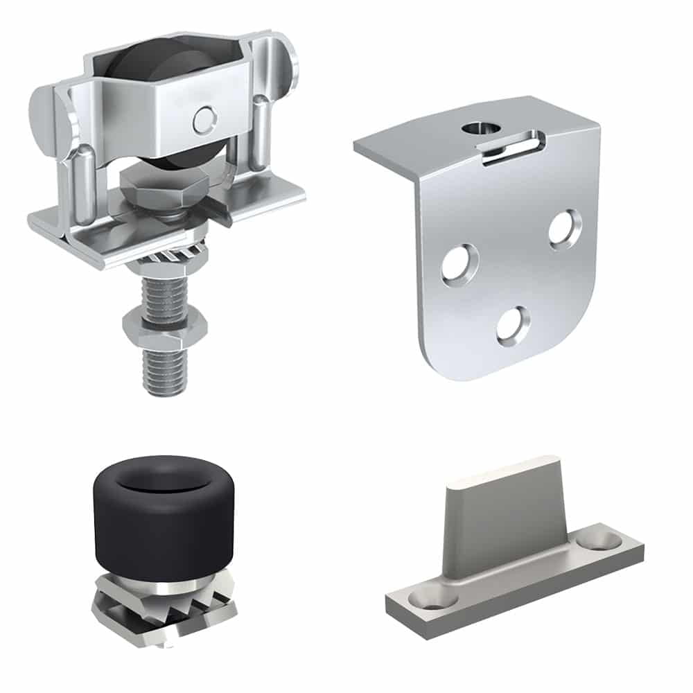 Sliding door rollers kit for SLID’UP 1200 for 1 exterior door up to 90 ...