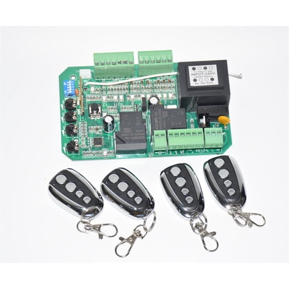 Sliding gate opener AC motor control unit PCB controller circuit board ...