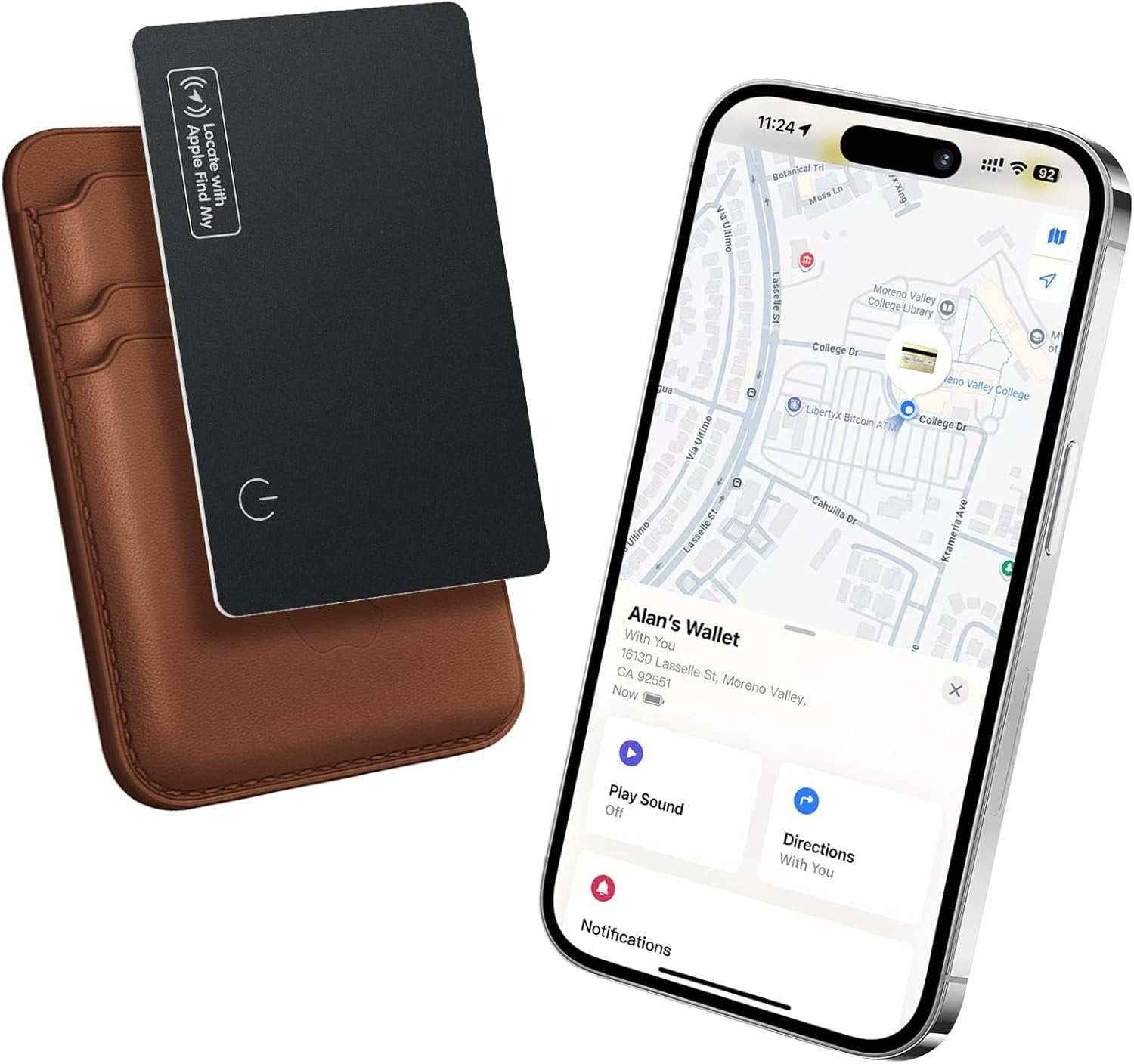 Slim Air Card Tag: 2025 Wallet Card - Compatible with Find My Wallets ...