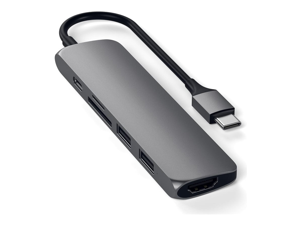 Slim Aluminum Type-C Multi-Port Adapter V2 - Walmart.com