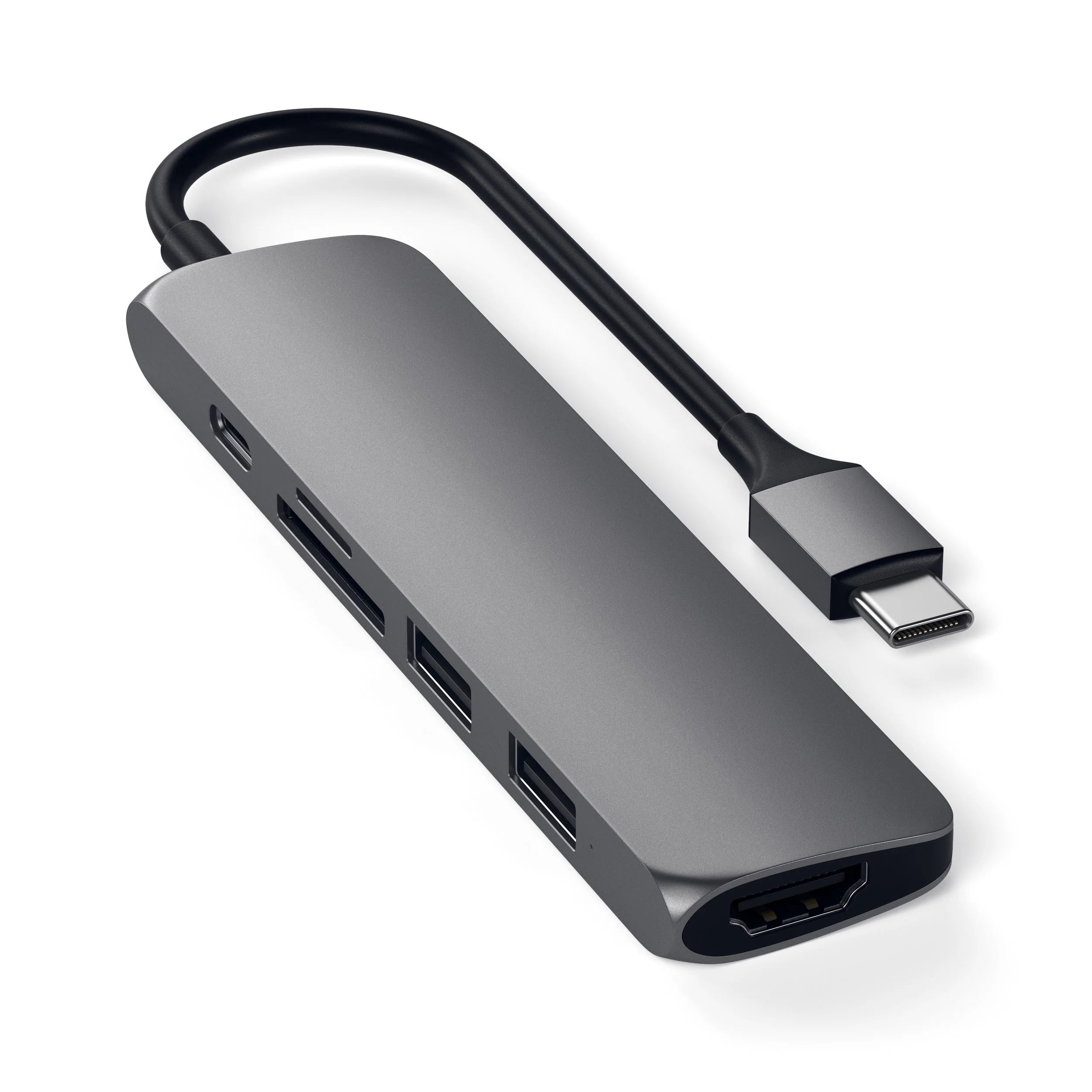 Slim Aluminum Type-C Multi-Port Adapter V2 - Walmart.com