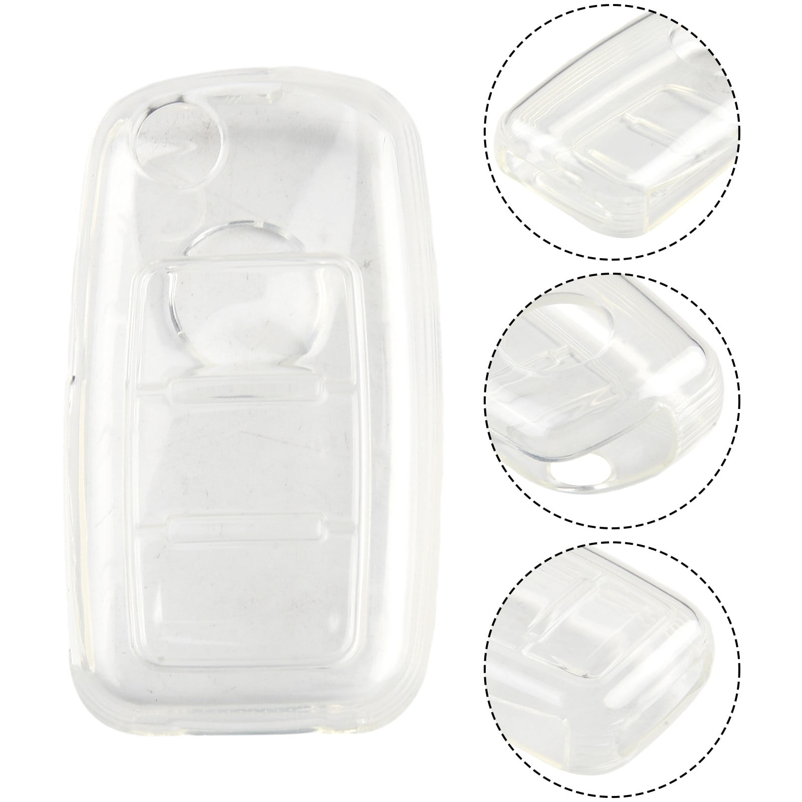 Slim And Transparent Car Key Fob Cover Case For Golf For Up For Eos ...