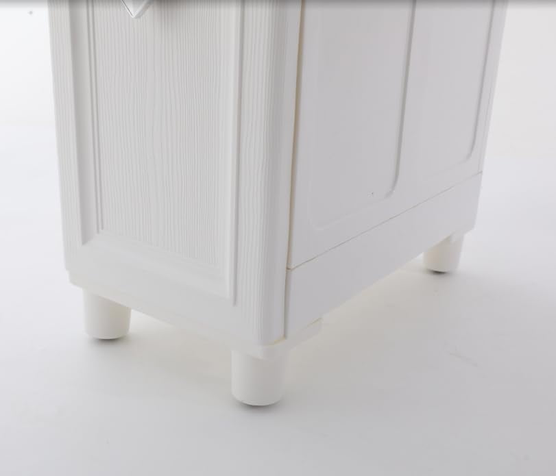 Slim Bathroom Storage Cabinet, Narrow Plastic Drawers Organizer with 5 ...