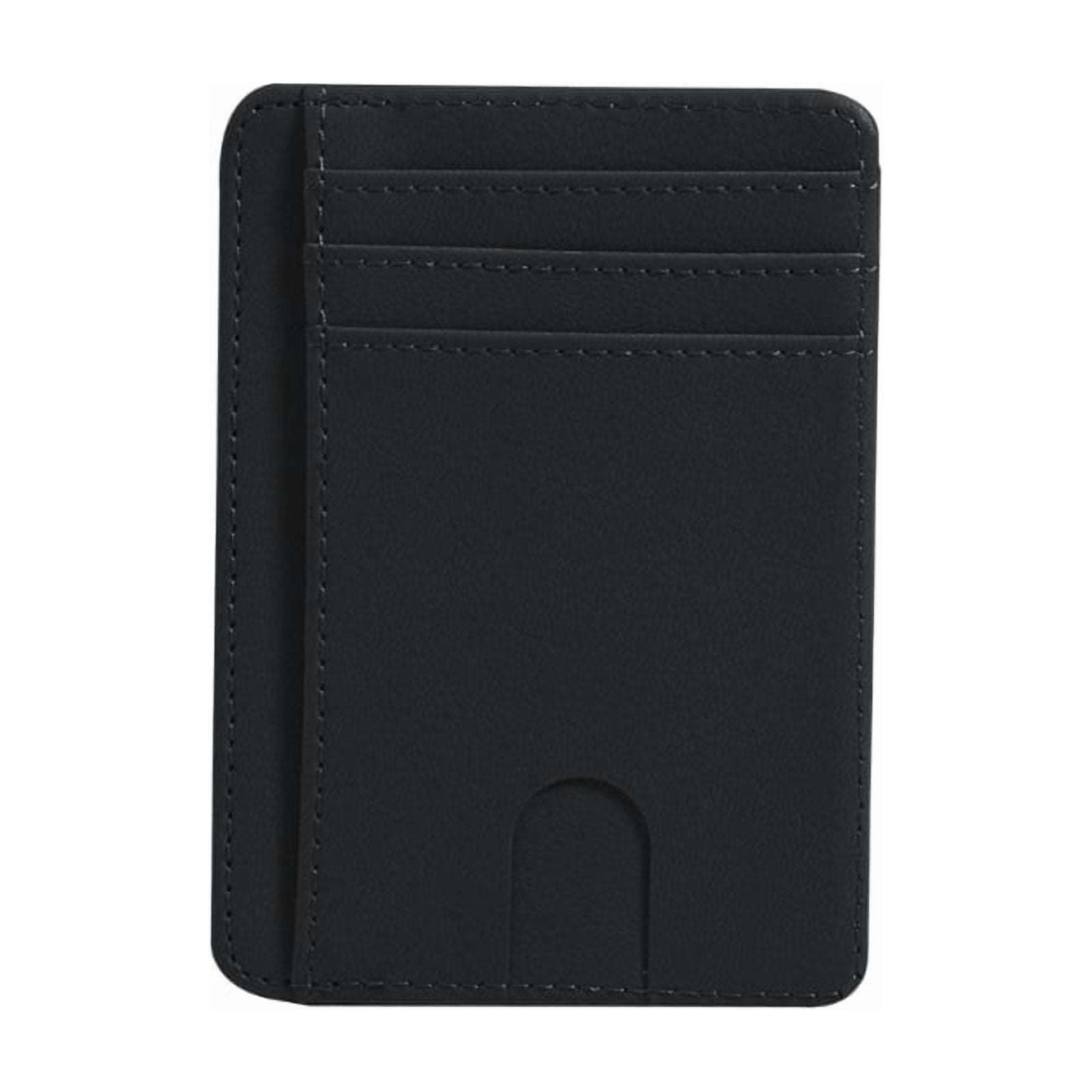 Slim Card Holder Wallet RFID Blocking Business Credit Cards Holders ...