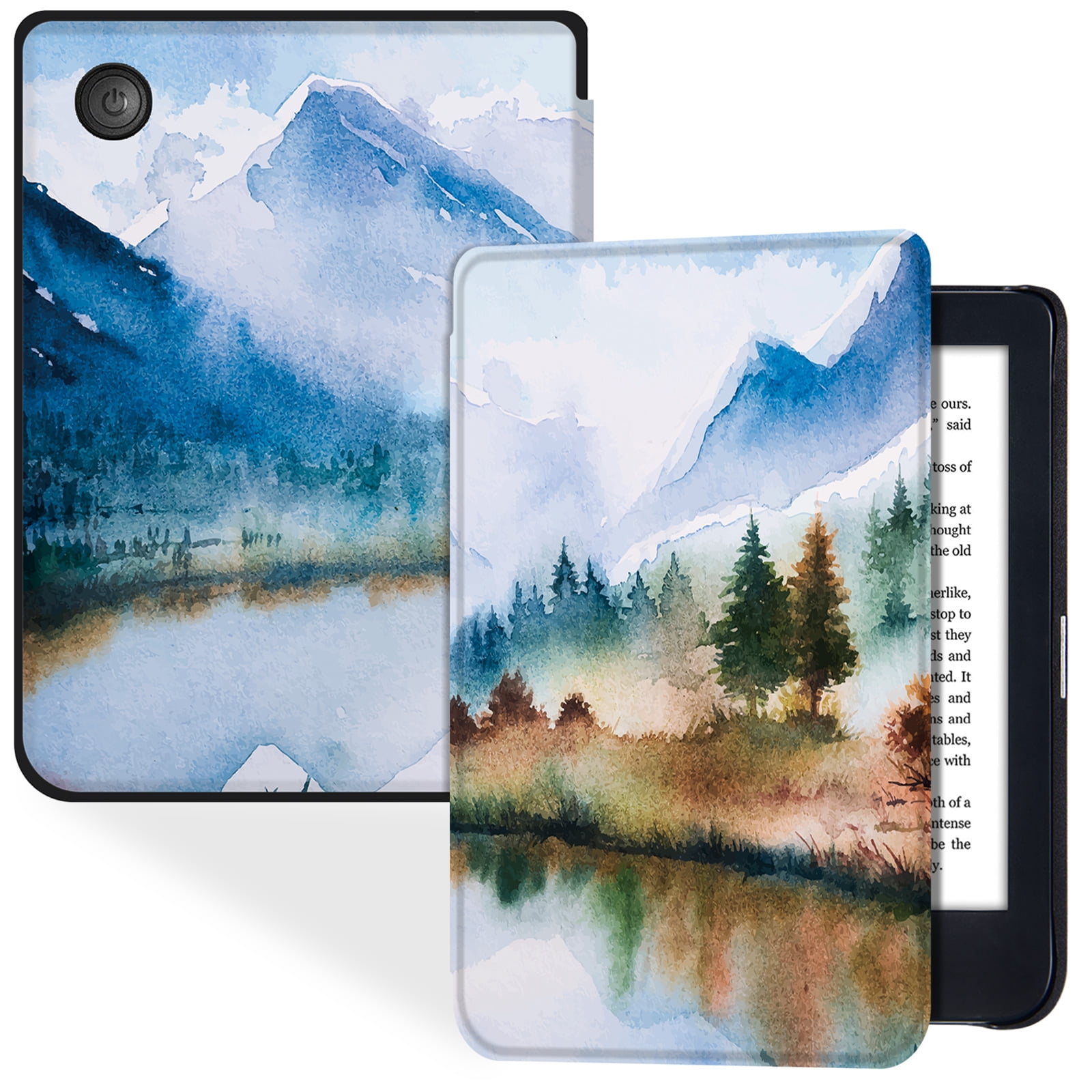 Slim Case for 6-inch Kobo Clara Colour/ Clara BW / Clara 2E e-Reader - Lightweight PU Leather ...