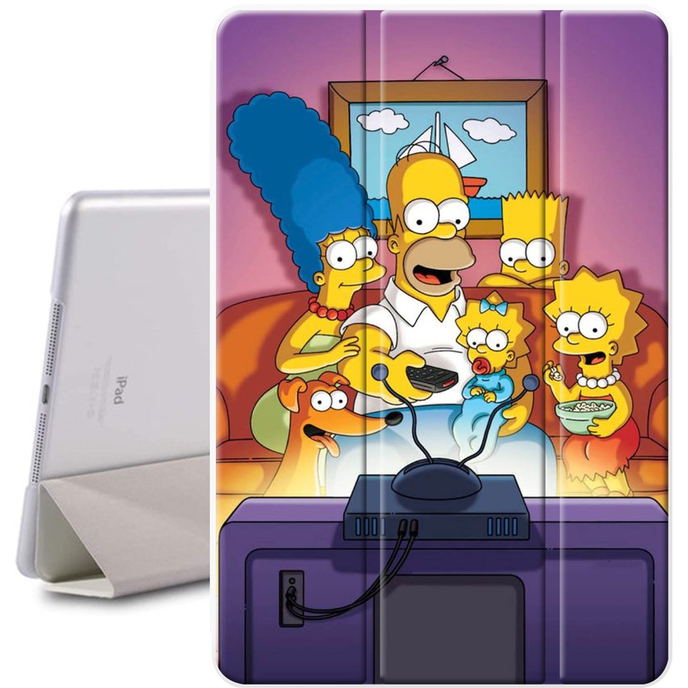 Slim Case For iPad air 4 10.9''(2021),Hilarious The Simpsons Flip Tri ...