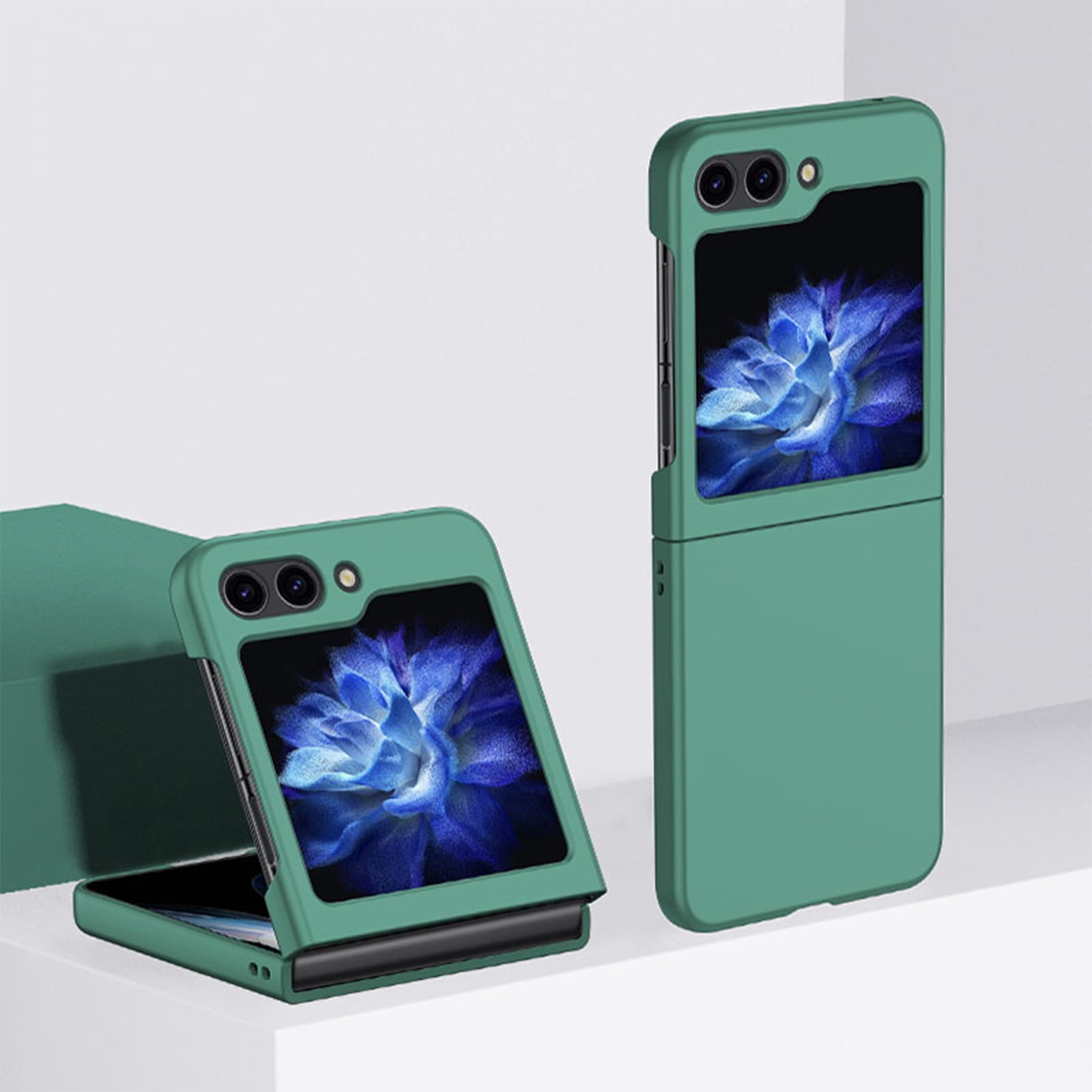 Slim Case for Samsung Galaxy Z Flip 7, Luxury Liquid Silicone Hard ...