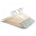 Slim Clothes Hangers, 10 Pack, Durable Plastic, Space Saving - Walmart.com