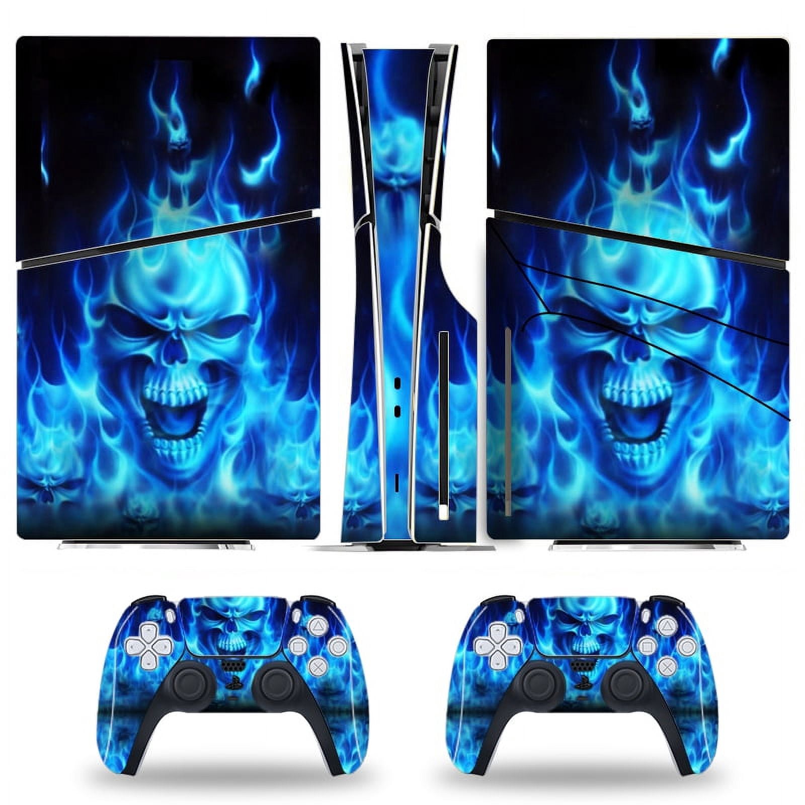 Slim Disc Console Skin Controllers Sticker Decals Compatible with PS5 ...