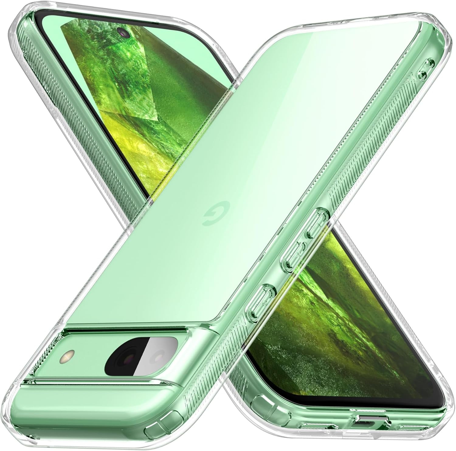 Slim Fit Case for Google Pixel 8a 2024 - Transparent Hard PC Back ...