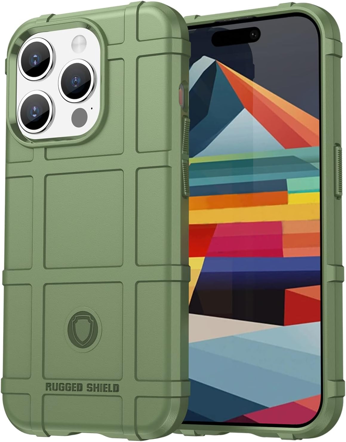 Slim Fit Case for iPhone 15 Pro, Rugged Shield Outdoor Durable Phone ...