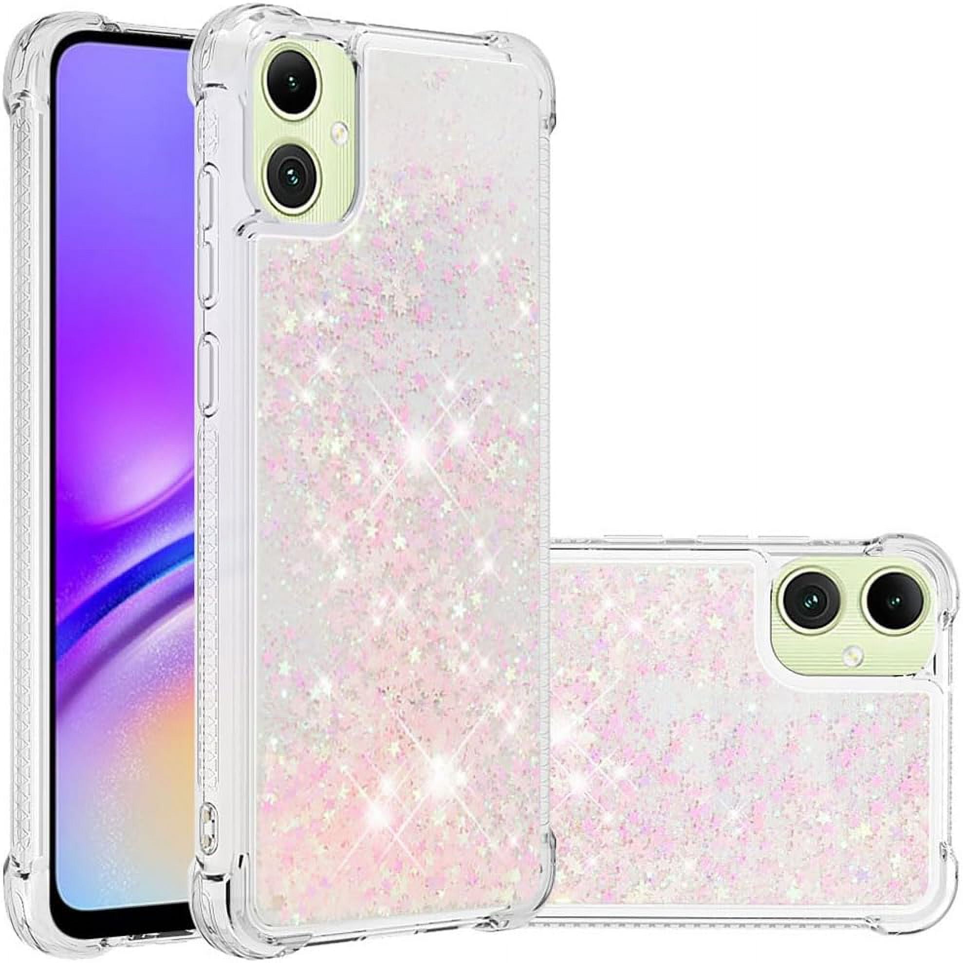 Slim Fit Phone Case for Samsung Galaxy A05 (Not A05S),Soft TPU Glitter Liquid Quicksand Effect ...